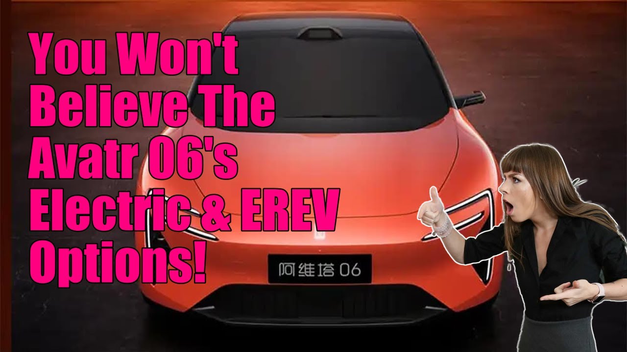 The new Avatr 06 debuts in EV and EREV versions - YouTube