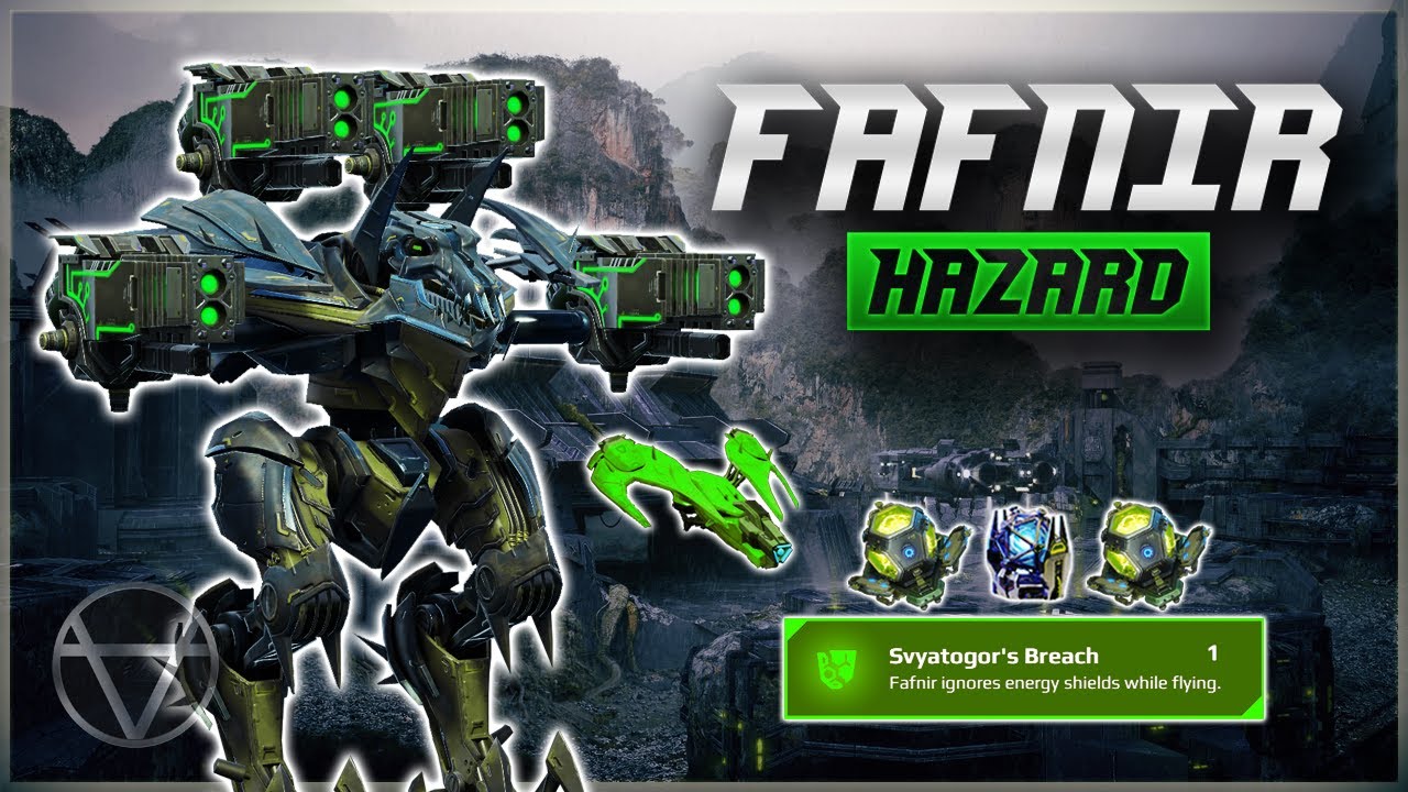 [WR] 🔥 Hazard Fafnir (LAST Kestrel Flight) – Mk3 Gameplay | War Robots ...