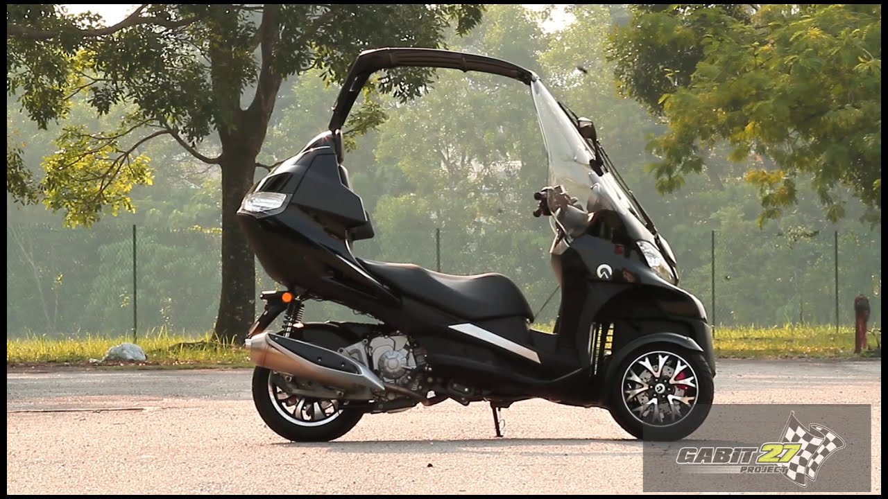 Adiva motocycle 3 wheel in Malaysia | ADIVA AD3 400cc - YouTube