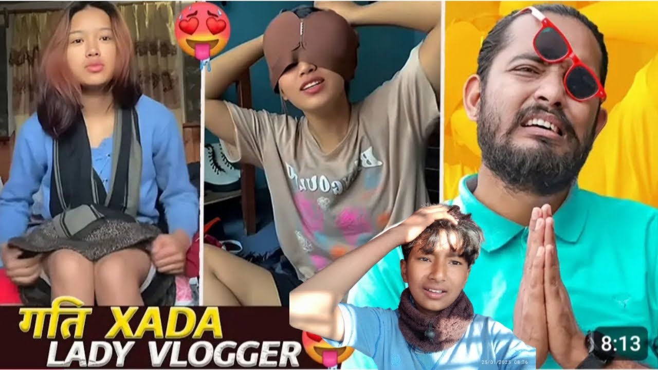 Xada Lady Vlogger EXPOSED!🙈🤣by @PyAmrit Reaction video||@103-vines - YouTube