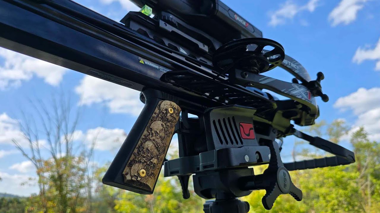 Installing new grips on yet another "new" crossbow! - YouTube