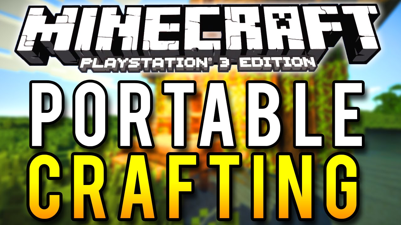 Minecraft Console Edition - Portable Crafting (What if?) - YouTube