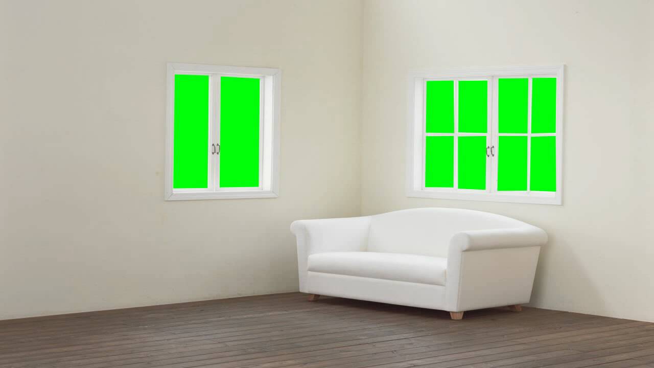Living Room Green Screen Background