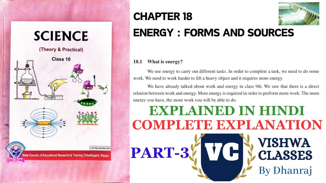 Class 10 | Energy : Forms and Sources | Chapter 18 | Part 3 | Science ...