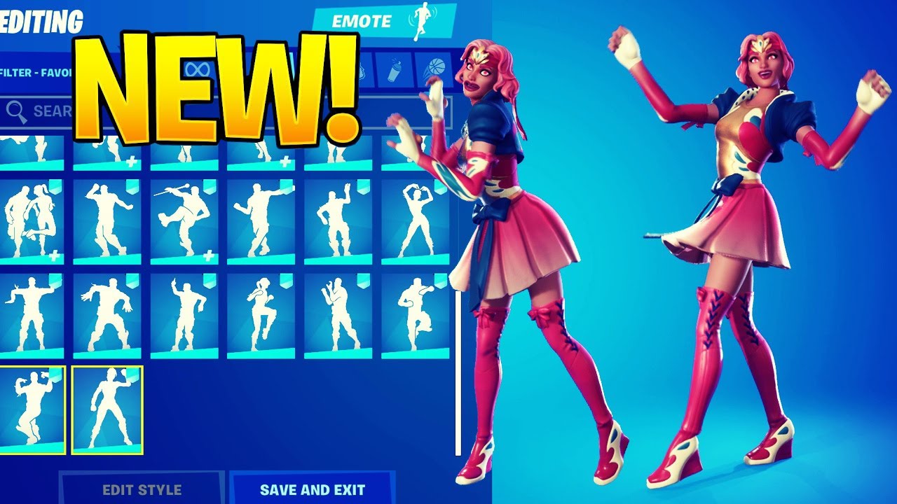 [NEW] Hyacinth/Antheia Skin With Dance Emotes! FORTNITE - YouTube