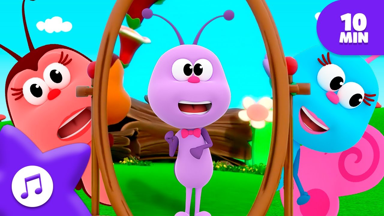 The Dance Of Faces 😀 Songs For Kids & Nursery Rhymes | Boogie Bugs ...