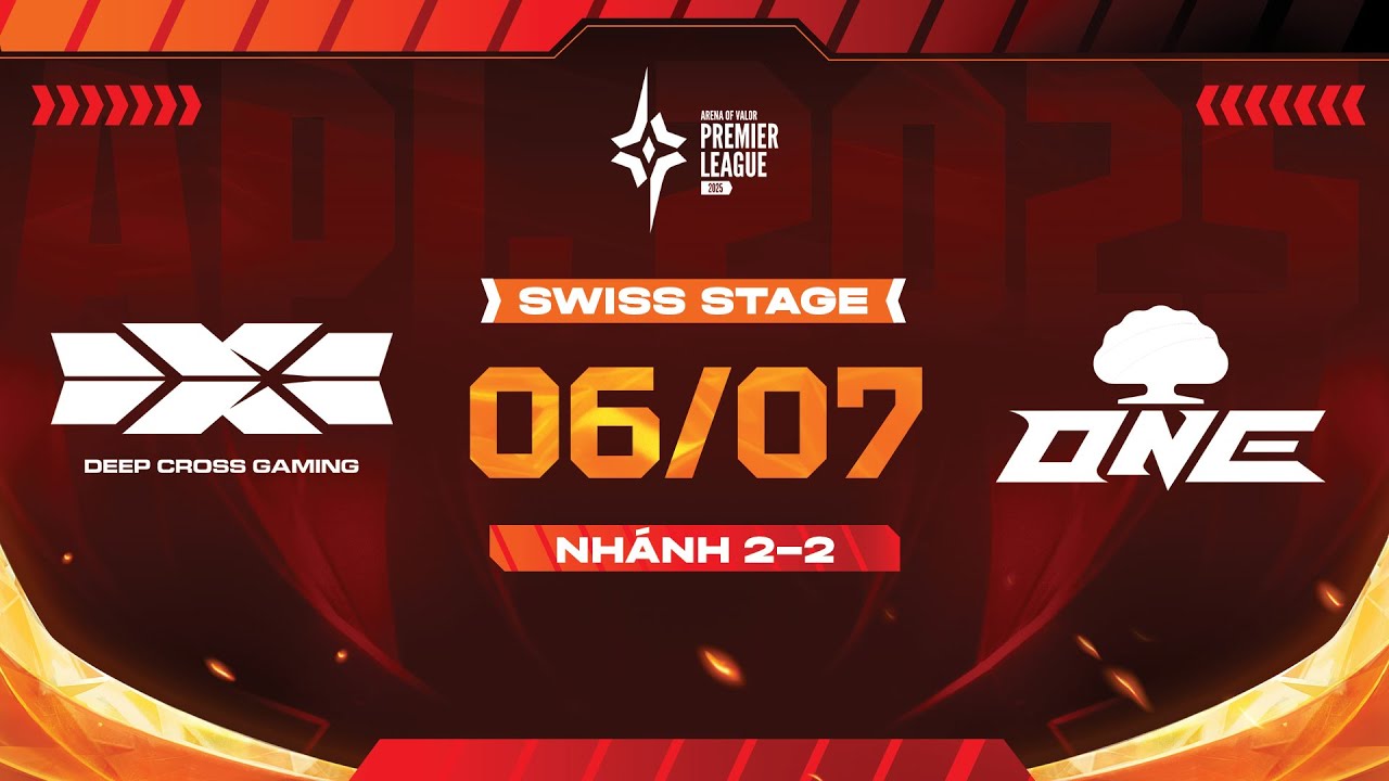 DEEP CROSS GAMING vs CATHAY ONE TEAM - SWISS STAGE APL 2025 | NGÀY 06/ ...