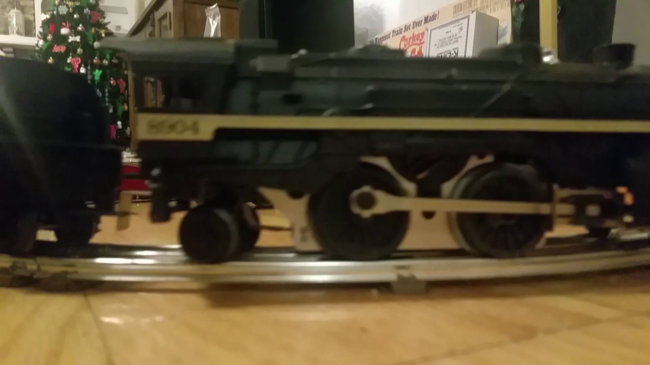 Lionel O Train 027 Die cast Wabash 2-4-2 steam engine with sound - YouTube