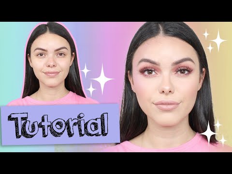 TUTORIAL DE MAQUILLAJE CON TONOS ROSAS. - YouTube