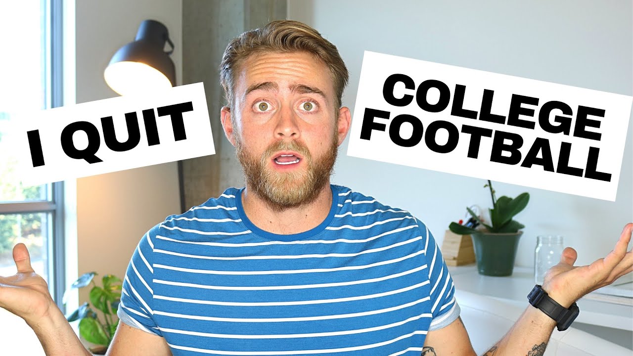 Why I QUIT College Football - YouTube