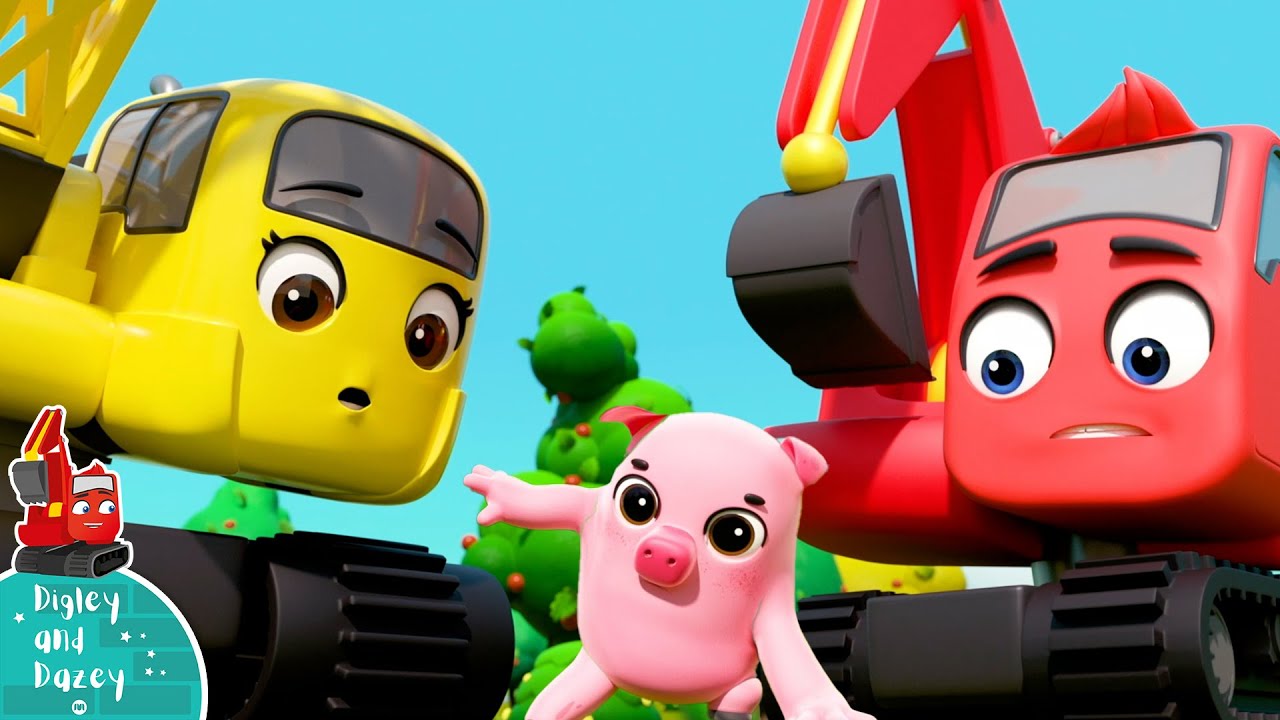 Escaping Animals! - Construction Cartoons for Kids | Digley and Dazey ...