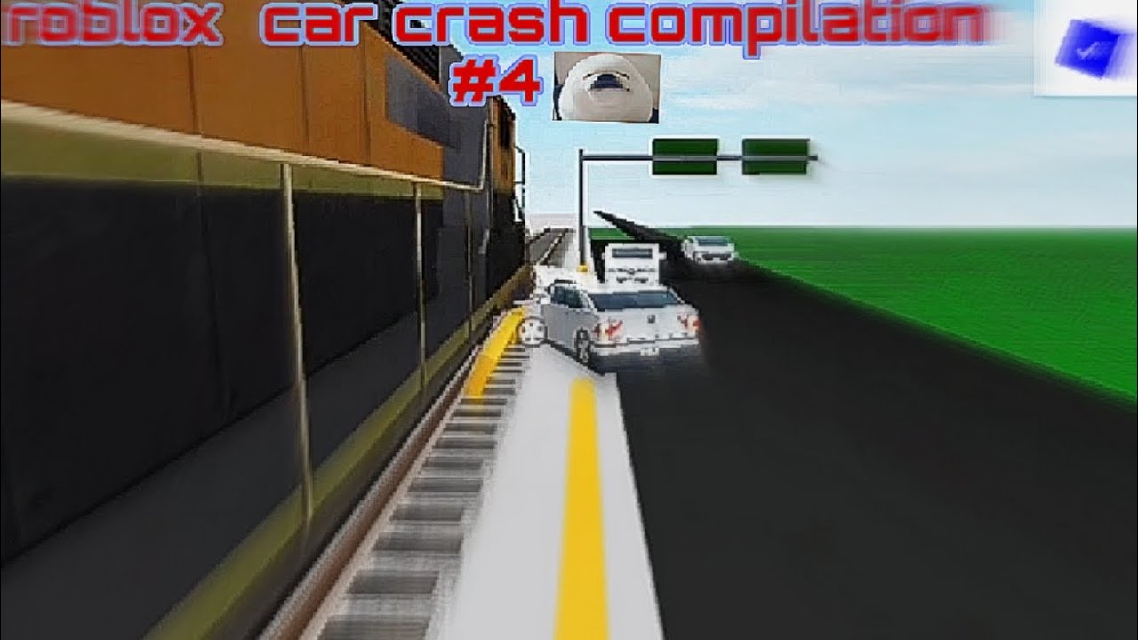 roblox car crash compilation #4 - YouTube