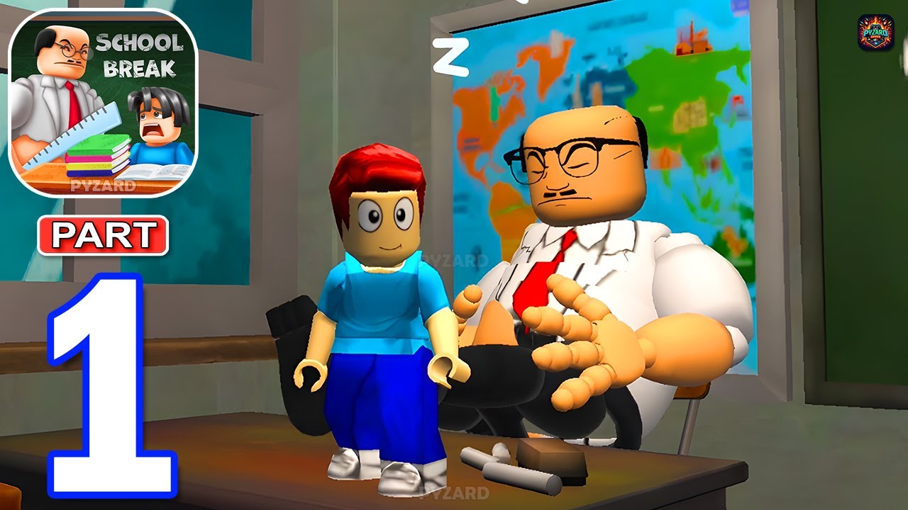 School Break: Obby Escape - Gameplay Walkthrough Part 1 Great School ...