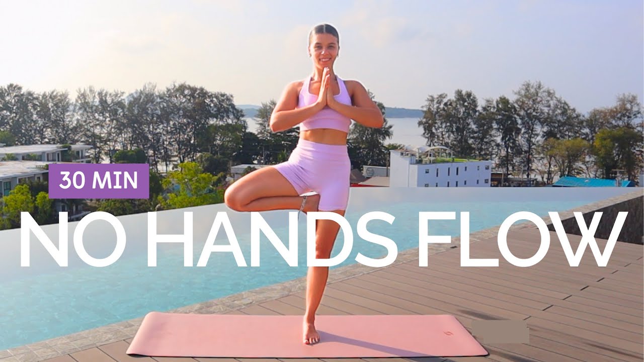 30 Min NO HANDS YOGA For BEGINNERS | Wrist Free Yoga Flow - YouTube