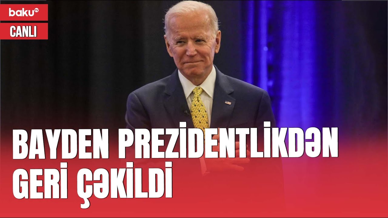 Bayden prezidentliyə namizədliyini geri götürdü - TƏCİLİ XƏBƏR - YouTube