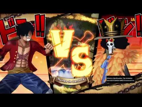 Luffy Vs Brook ONE PIECE BURNING BLOOD - YouTube