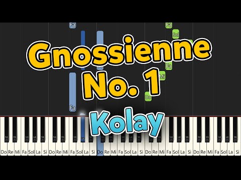 Gnossienne No. 1 - Kolay Piyano Nasıl Çalınır - Orjinal Ton
