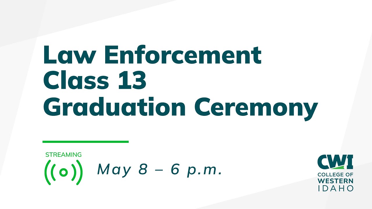 2024 Law Enforcement Graduation Ceremony - YouTube