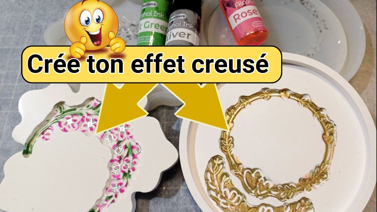 #338 COMMENT UTILISER UN INLAY POUR UN EFFET RELIEF CREUSÉ - YouTube