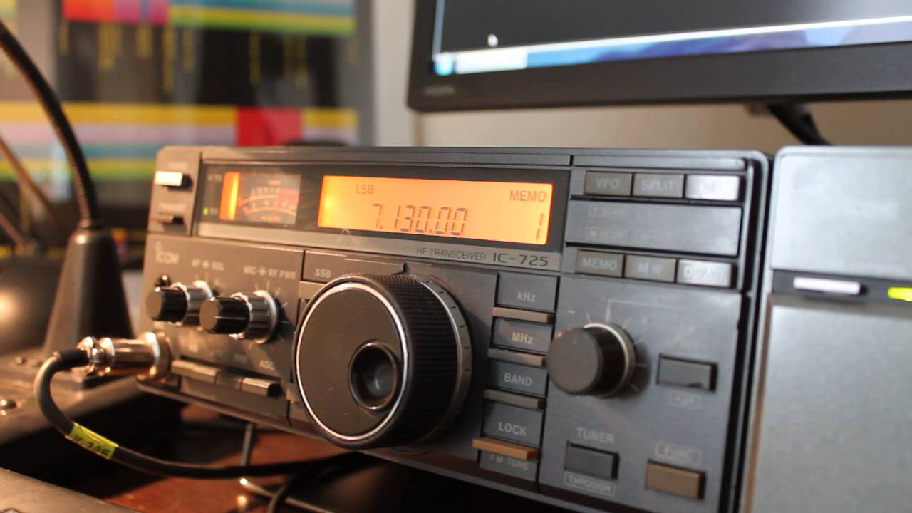Icom IC-725 - YouTube