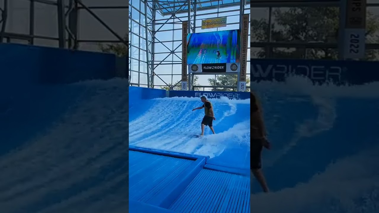 Masters Standup on the FlowRider at Epic Waters Waterpark World ...