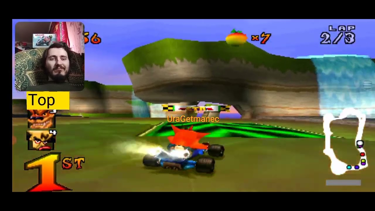 Как играет Топ 1 Мира в Краш Теам Рейсинг #Playstation #Krash #Game # ...