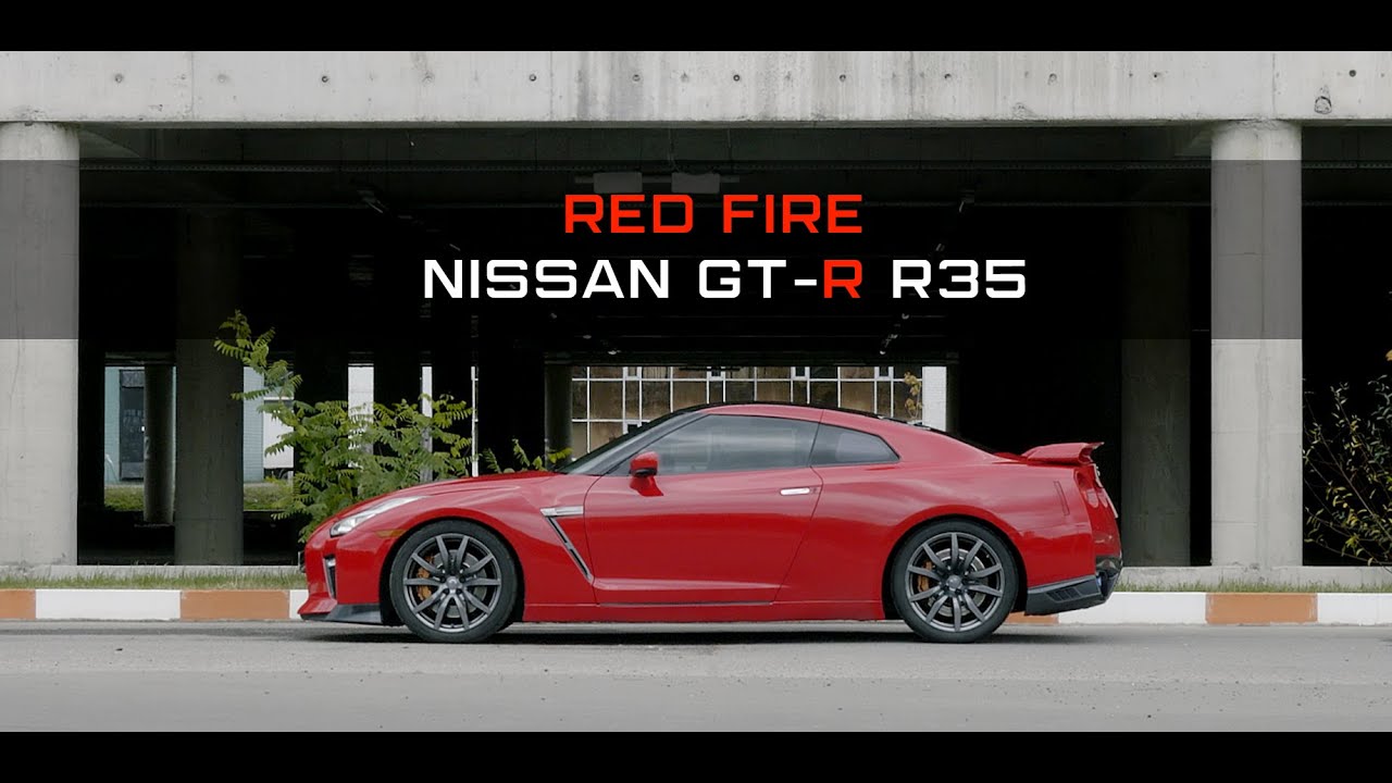 Red Fire Nissan GT-R R35 - YouTube