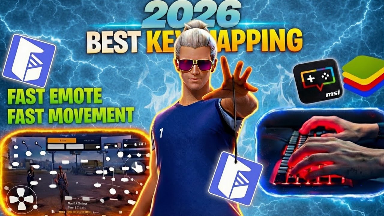 Free Fire Best Key Mapping 2026 🔥 Fast Movement + Headshot Pro | No ...