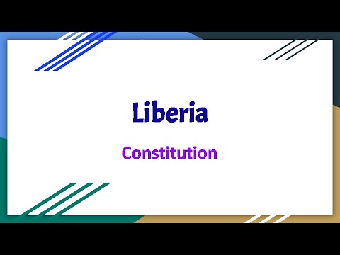 Constitution of Liberia - YouTube