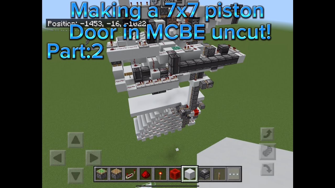 Making a 7x7 uncut in MCBE part: 2ish - YouTube