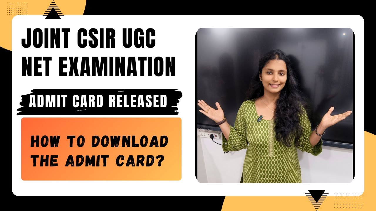 ADMIT CARD FOR CSIR NET JUNE 2024 | Admit Card Out ! | How to Download ...