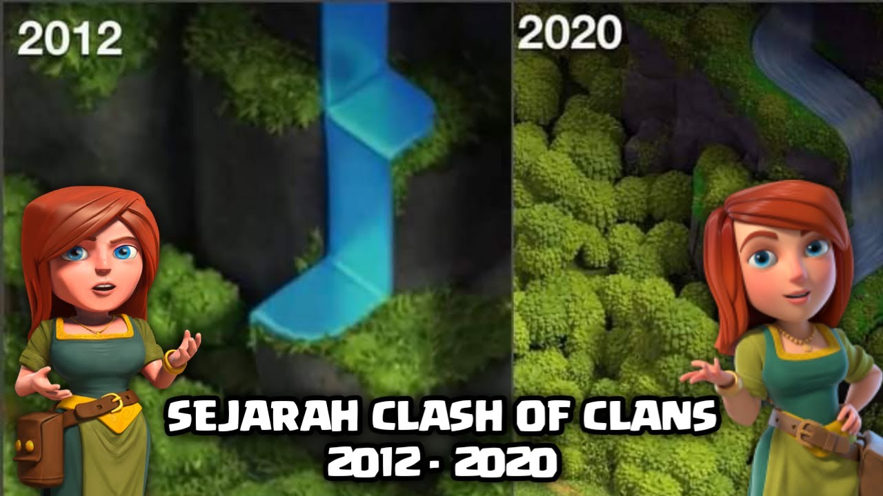 COC JADUL VS COC MASA KINI - SEJARAH LENGKAP CLASH OF CLANS (2012-2020 ...