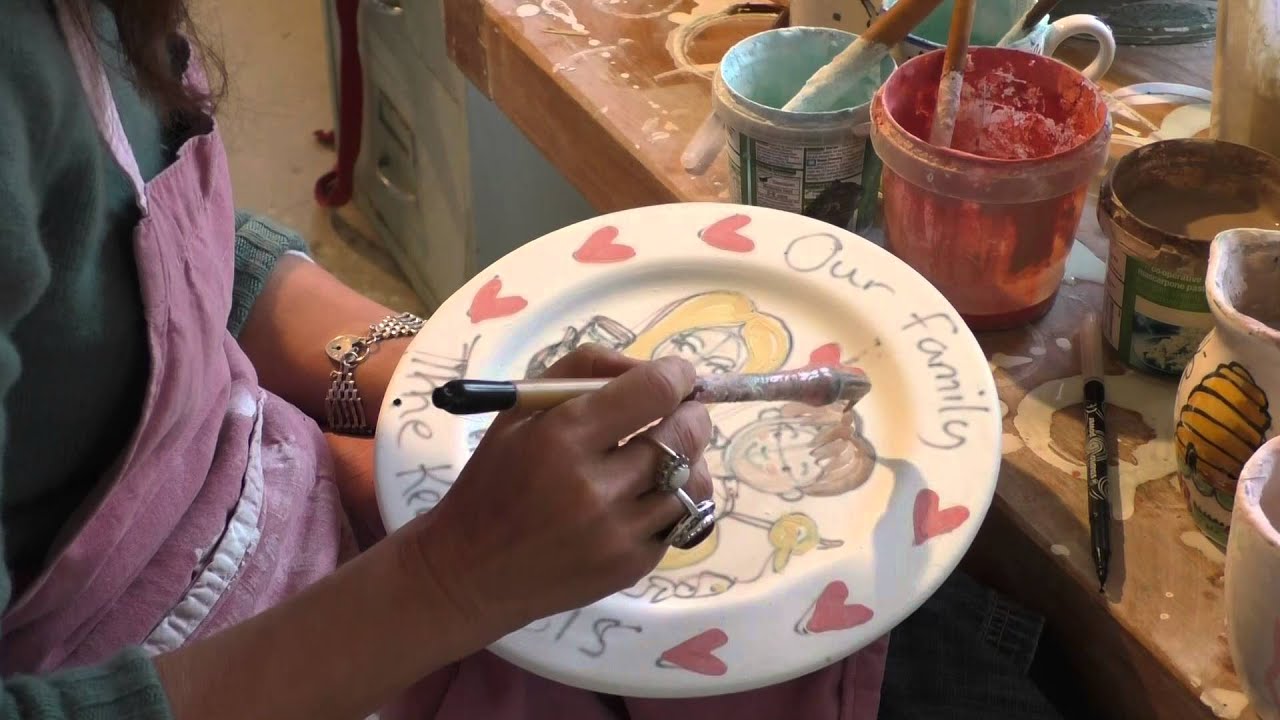 Personalised Family Plate - YouTube
