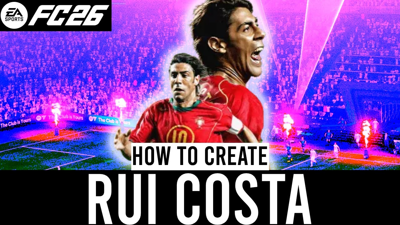 How to create Rui Costa in EA SPORTS FC 26 (Face) - YouTube