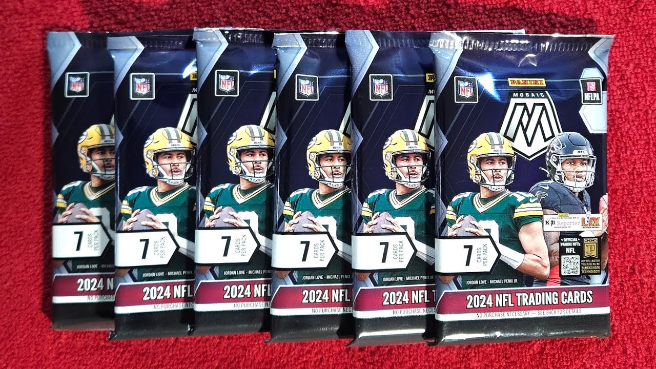 NFL Super Wild Card Weekend Rip: 2024 Panini Mosaic Football 42-Card Mega Box - YouTube