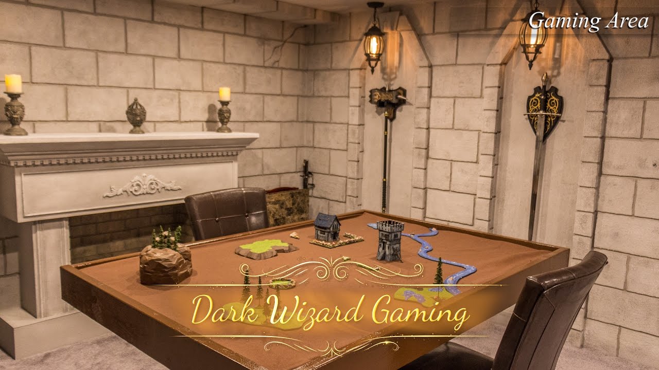 Dark Wizard Gaming Castle Tour - YouTube