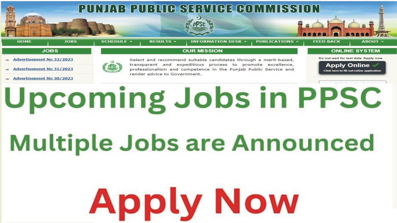 PPSC latest Upcoming Jobs 2024 |Govt Jobs update | Food Jobs | How to ...