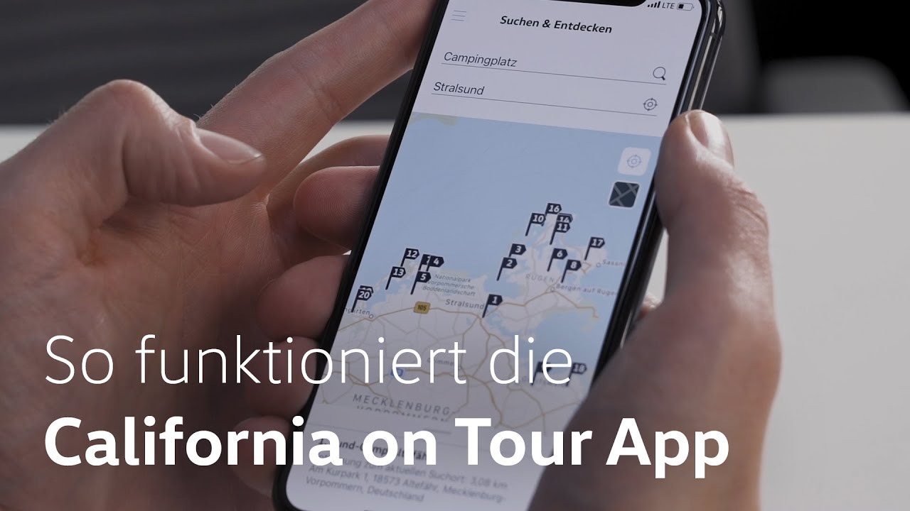 So funktioniert die „California on Tour“ App - YouTube