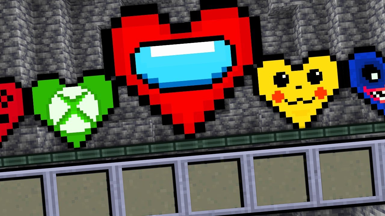 Minecraft but there's Game Hearts[7 DAYS Surviving Minecraft] - YouTube