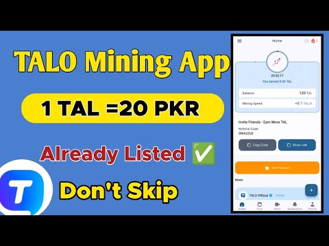 Talora network|Talora network full working method|Kyc method|New Mining App 2026|talo mining project