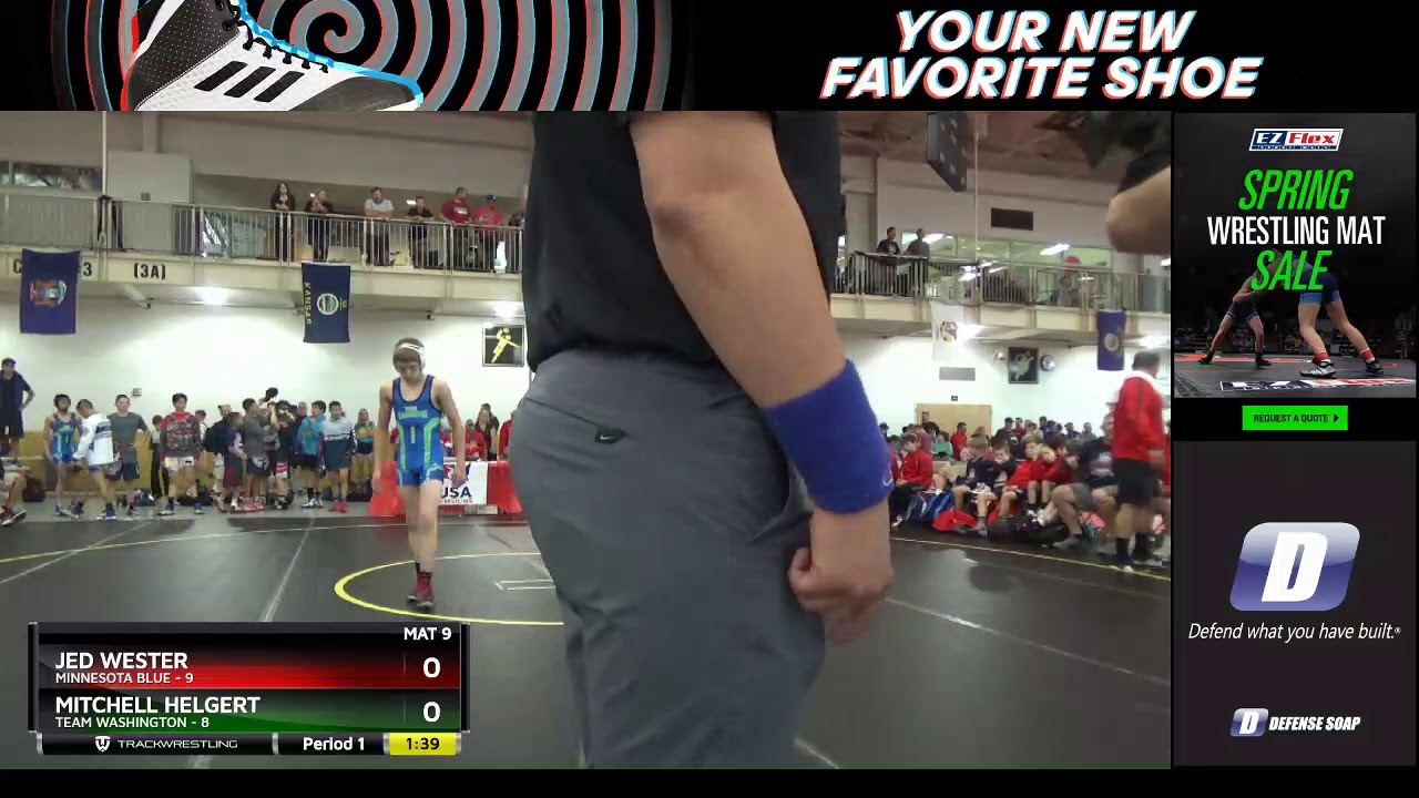 Mat 9 110 Jed Wester Minnesota Blue Vs Mitchell Helgert Team Washington ...