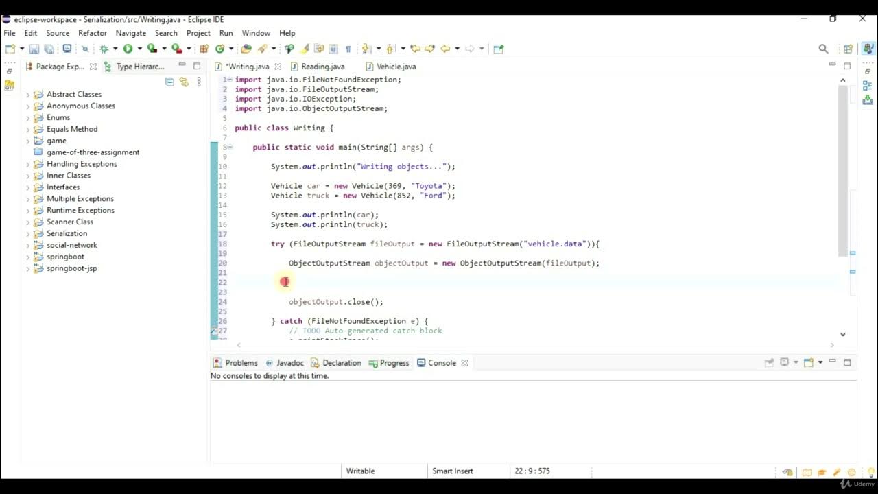 30. Serialization | Java Programming Complete Beginner to Advanced | # ...