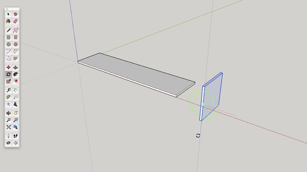 Sketchup snippets #10: Basics of the rotate tool - YouTube