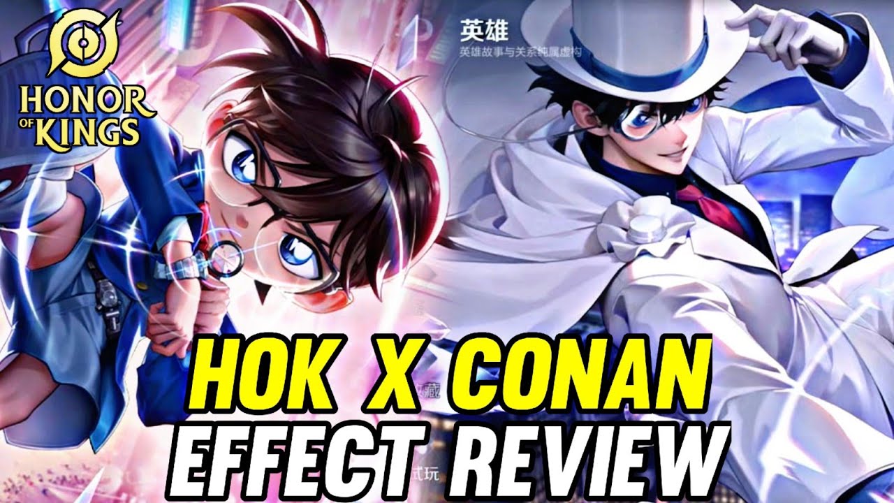 NEW SKIN HONOR OF KINGS X DETECTIVE CONAN | EFFECT REVIEW - HONOR OF ...
