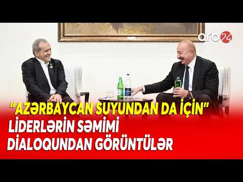Prezident və Pezeşkian arasında maraqlı dialoq - \