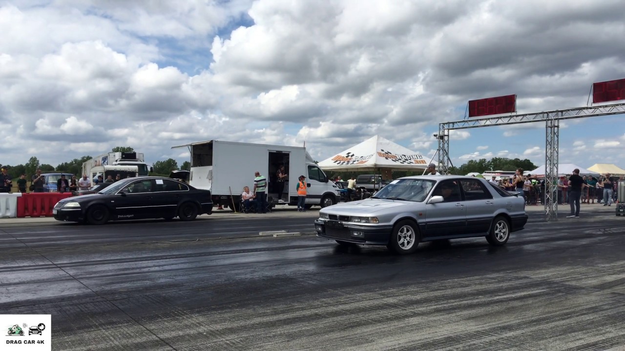 Mitsubishi 4G63 vs VW Passat TDI 1/4 mile drag race 🚦🚗 - 4K - YouTube