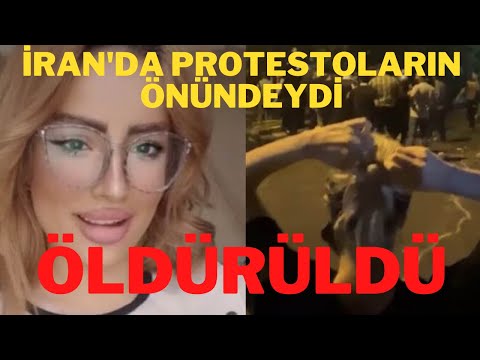 HADİS NAJAFİ İRAN'DA PROTESTOLARIN ÖNÜNDEYDİ. ÖLDÜRÜLDÜ.