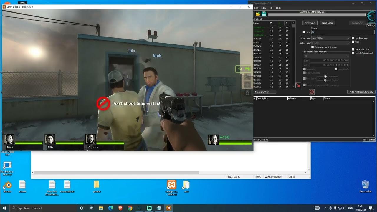 Cheat Engine Ep. 003.5 aob scan แบบมี offset - YouTube