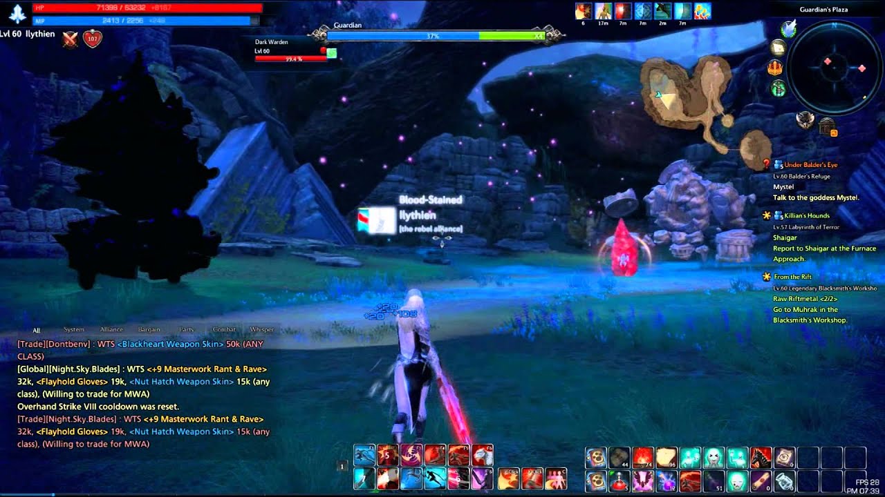 TERA female elf slayer ghillieglade - YouTube