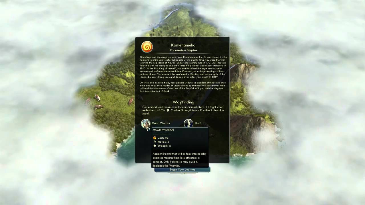 Civilization 5 Polynesian civ DLC review - YouTube